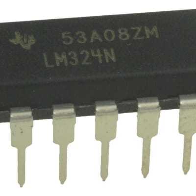 Texas Instruments LM324N LM324 - Low Power Quad Op-Amp IC | Reverb