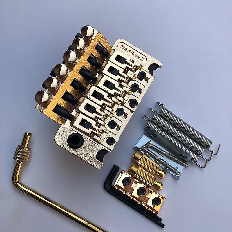 Floyd Rose II Bridge Tremolo System in Gold | Reverb