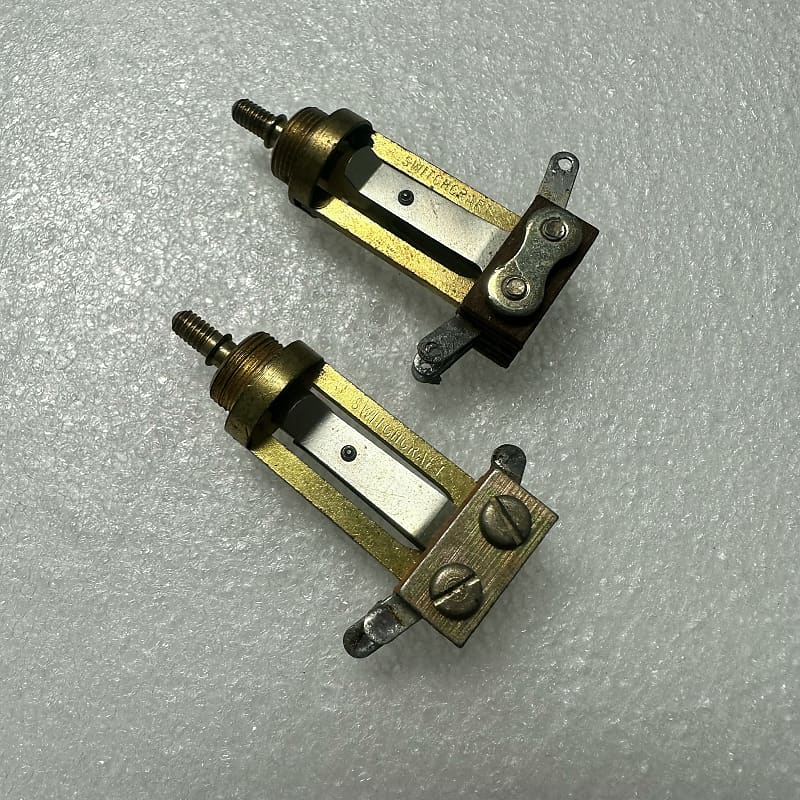 Two (2) Switchcraft Gibson Les Paul Switch 3-Way Gold Vintage | Reverb