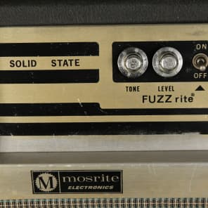 Mosrite SS-550 w/built-in FUZZrite pedal effect 1968 | Reverb