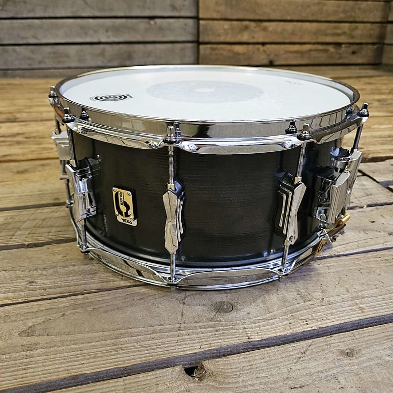 British Drum Co 14" Nicko McBrain Talisman Snare Drum USED | Reverb UK