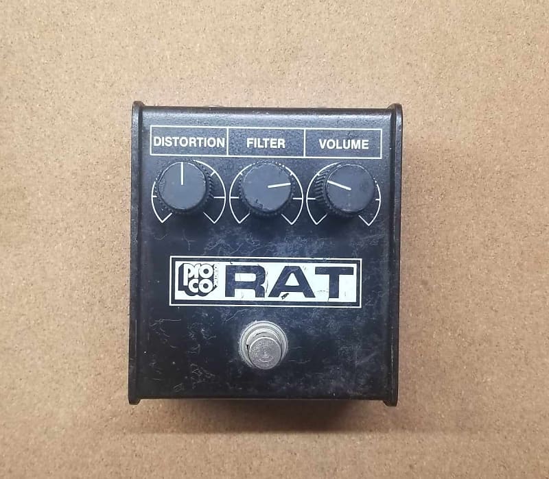 ProCo Small Box Rat White Face Rare Vintage Overdrive Fuzz | Reverb