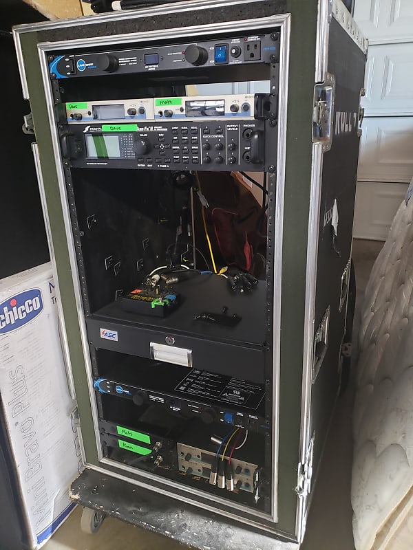 JAN-AL 23U Shock Mount Rack Case w/table legs | Reverb