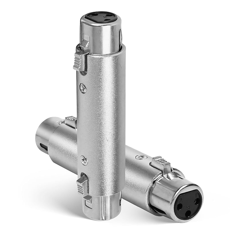 XLR Female to XLR Female Adapter 2 Pack，3-Pin XLR Female to | Reverb