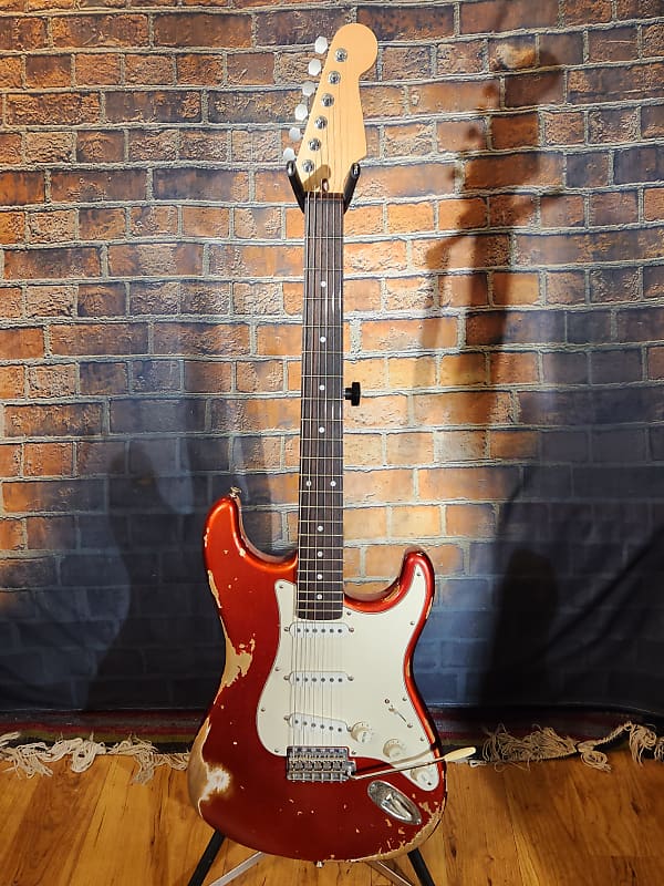 Partscaster Fender Custom Shop Relic Body Candy Apple Red | Reverb