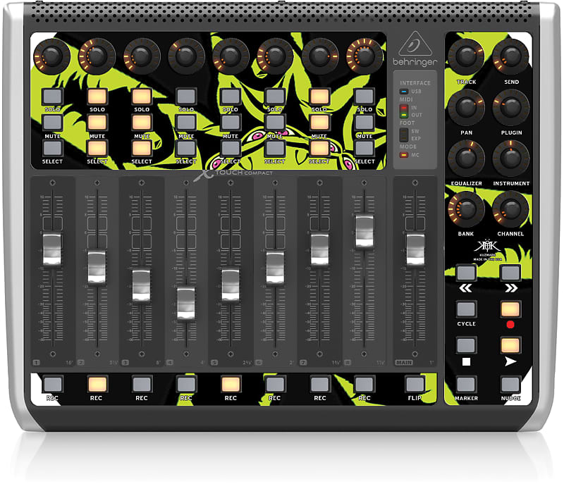 Midi Control Surface Skin Overlay Behringer X-Control Compact | Reverb