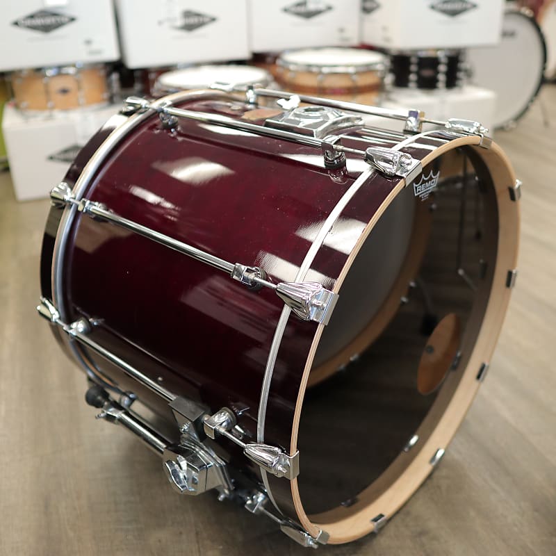 Used Premier Signia 18x22" Maple Bass Drum (Cherrywood | Reverb