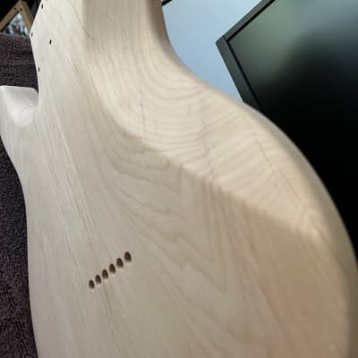 Warmoth Telecaster Body - Alder - Unfinished - Forearm | Reverb