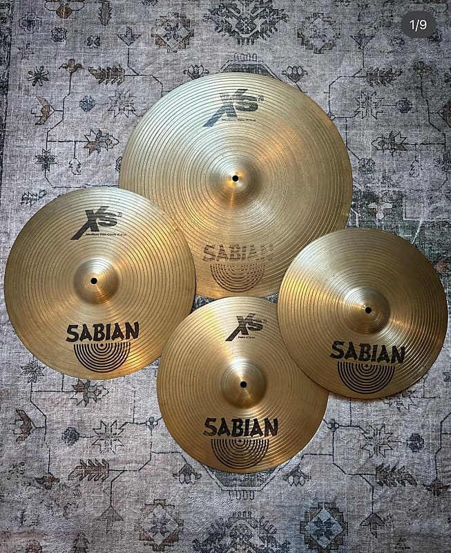 Sabian X20 full set hats crash ride | Reverb