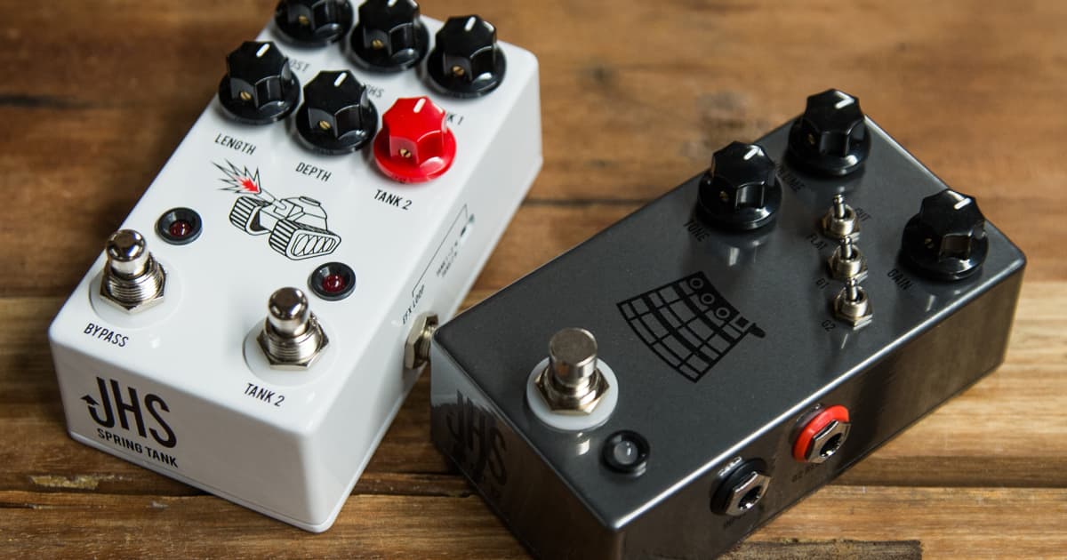 Video: JHS Launches New Spring Tank Reverb, Updates Kilt | Reverb News