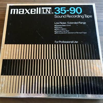 Maxell LN 35-90 reel to reel tape 1970’s | Reverb