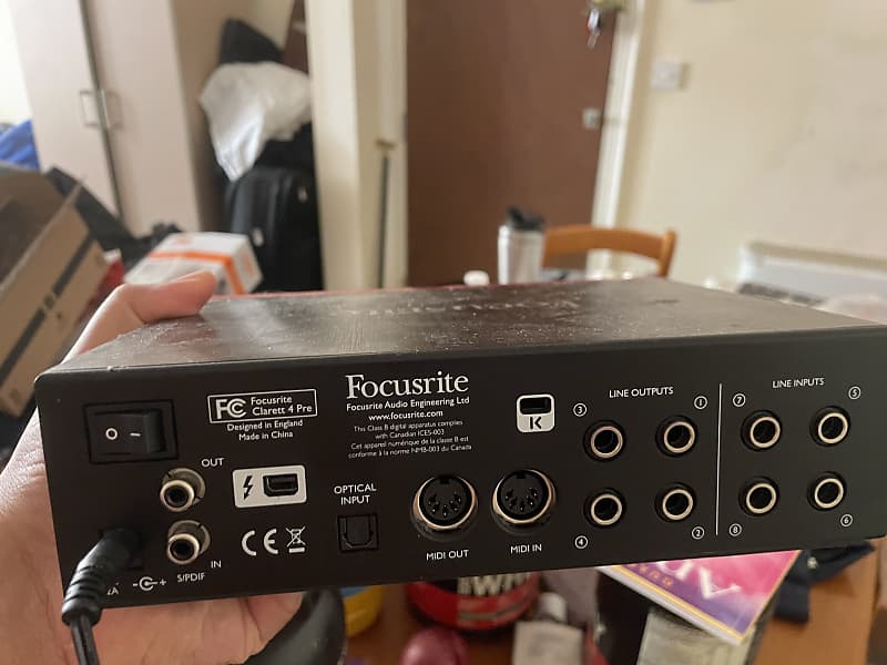 Focusrite Clarett 4Pre Thunderbolt Audio Interface 2010s - | Reverb UK