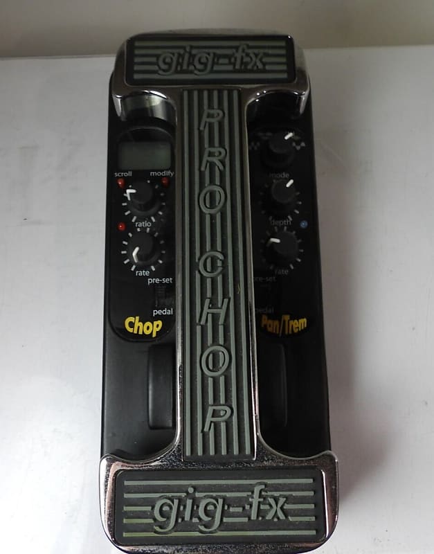 Gig FX Pro Chop Chopper Tremolo Pan Effects Pedal Free USA | Reverb