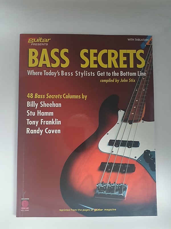 Guitar Presents Bass Secrets Bass Guitar Tab Tuition Book | Reverb