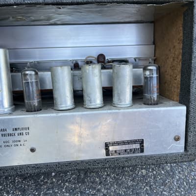 1964 Sears Silvertone 1484 amp head as is | Reverb