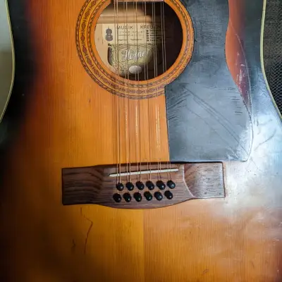 1976 Hofner 12 String Acoustic (Tobacco Sunburst) | Reverb