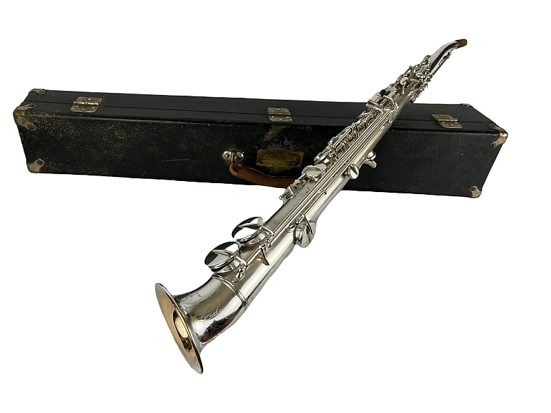 Buescher Tipped Bell Bent Neck Soprano Saxophone COLLECTORS | Reverb