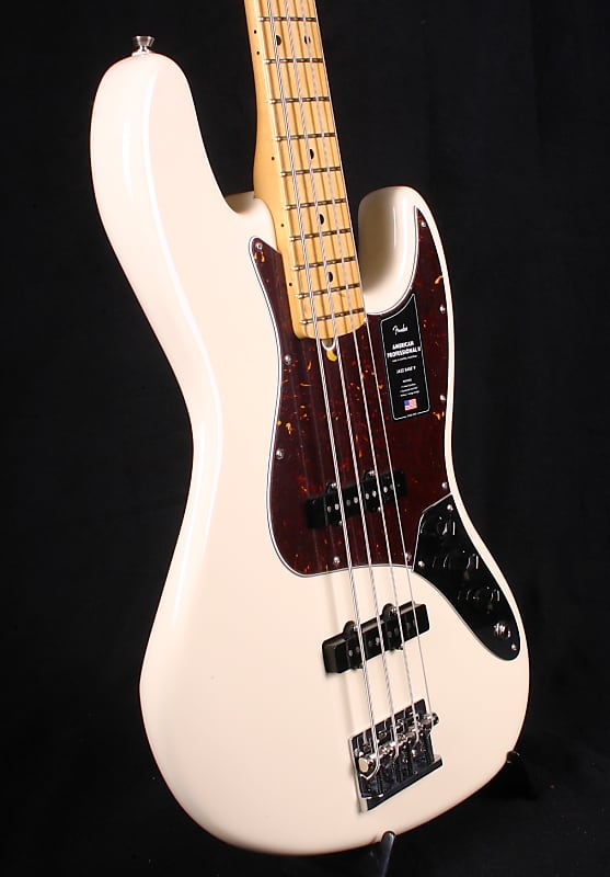 Fender Am Pro II Jazz Bass MN OW | Reverb