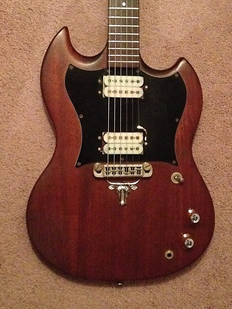 VINTAGE EARLY 1971 GUILD S90 SG SOLID BODY - AMAZING MAHOGANY | Reverb