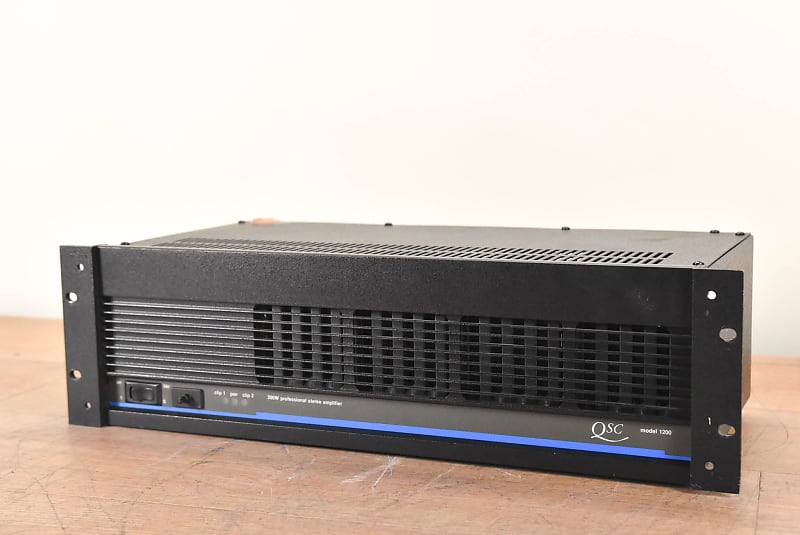 QSC 1200 2-Channel Power Amplifier CG004L3 | Reverb