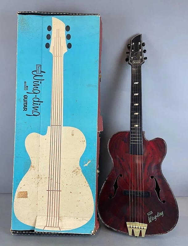 1950s Sears Wing Ding Big Sound Guitar-Vintage | Reverb Deutschland