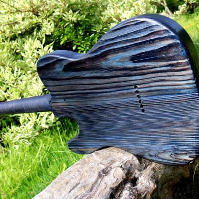 Telecaster "barncaster" body with neck, flamed roasted maple | Reverb