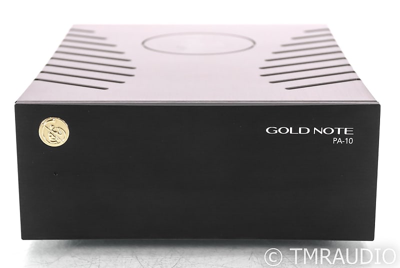 Gold Note PA-10 Stereo Power Amplifier; Black; PA10 | Reverb
