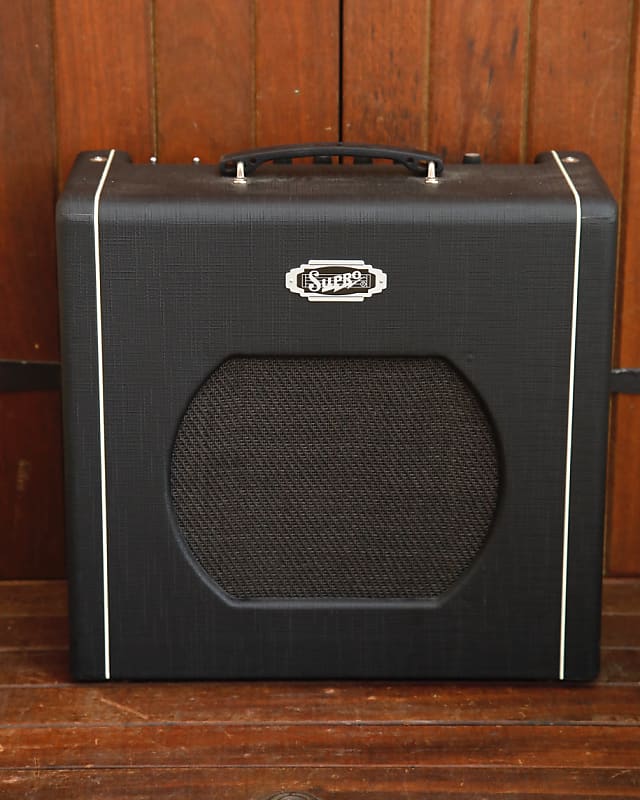 Supro Delta King 12 Combo 1x12" Amplifier Black Pre-Owned | Reverb