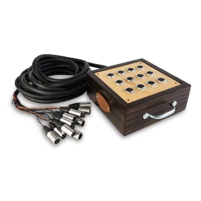 Sanctus Sound 12-Channel Audio Snake with Wooden Junction Box | Reverb