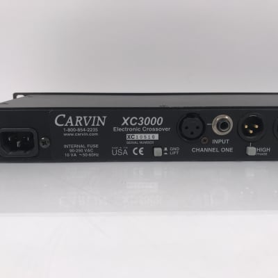 Carvin XC3000 Professional Crossover - 24db / Octave / Stereo | Reverb