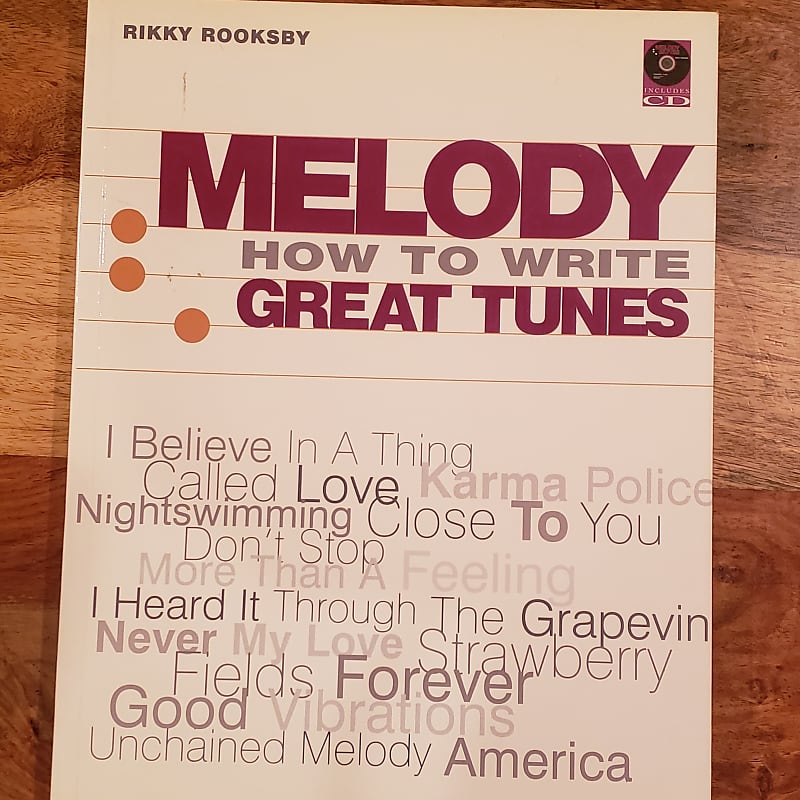 MELODY: How to Write Great Tunes by Rikky Rooksby (book and | Reverb