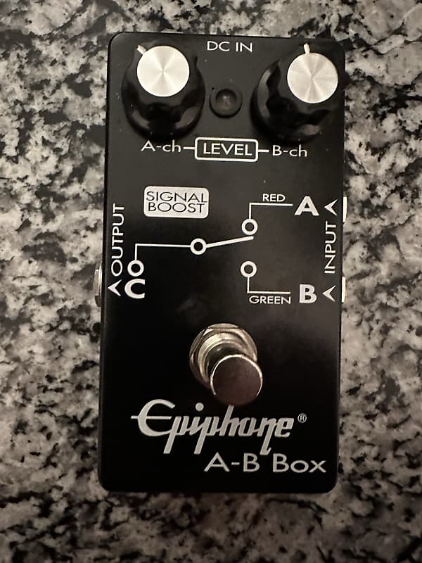 Epiphone Epiphone A-B Box A/B Switch Pedal (2 Inputs - 1 | Reverb