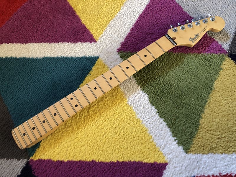 1993 Strat Plus Neck – Maple w/ Roller Nut, Locking Tuners – | Reverb