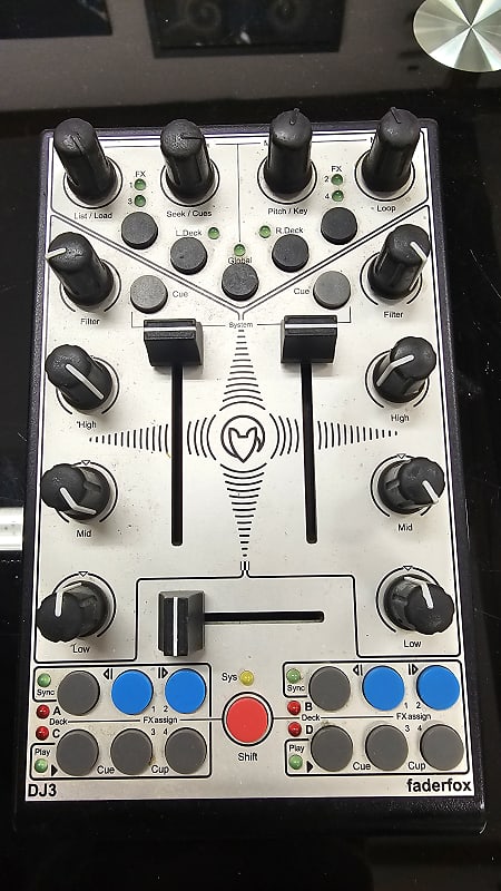 Faderfox DJ3 - Silver [issue with usb] | Reverb