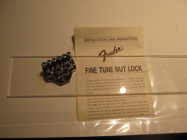 NOS *** VINTAGE Fender - Fine Tuning Locking Nut | Reverb