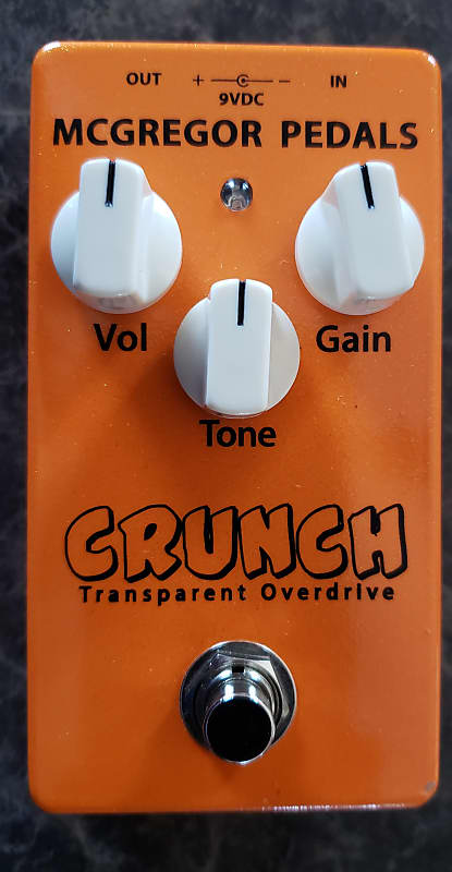 McGregor Pedals Crunch Transparent Overdrive Pedal 2021 | Reverb