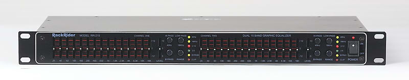 Furman Rack Rider RR-215 stereo 15-band graphic equalizer | Reverb