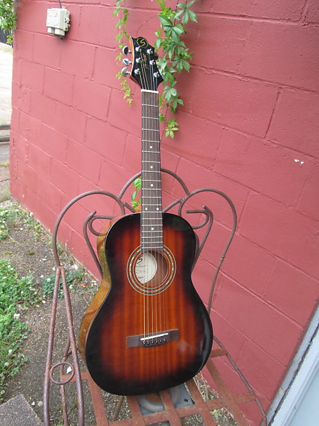 GREGG Bennett ST6-1/BS Parlor Size Guitar by Samick | Reverb