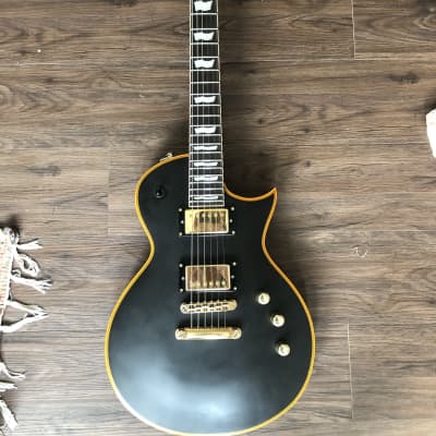 ESP LTD EC-1000 Deluxe Series Electric Guitar - Vintage Black | Reverb