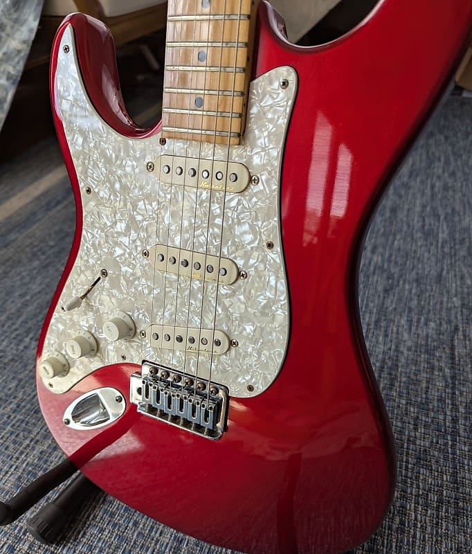 Samick SSM-1 LH 1998 - Metallic Red | Reverb