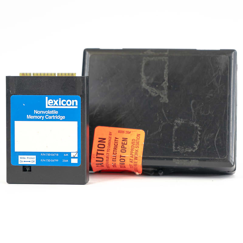 Lexicon 480L Nonvolatile Memory Cartridge 64K with Case | Reverb