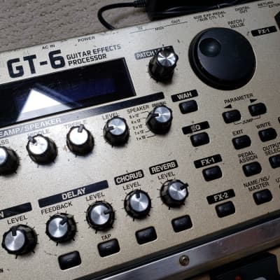 Boss GT-6 Guitar Multi Effect Processor Pedal COSM Power | Reverb