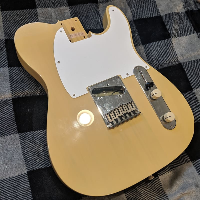 Squier Esquire Telecaster Semi loaded Body Project - Blonde | Reverb