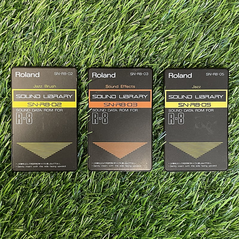 Roland Sound Library R-8 Data ROM Cards | Reverb