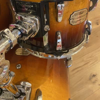 Pearl Session Custom Kit w/20’ Kick - Amber Sunburst | Reverb