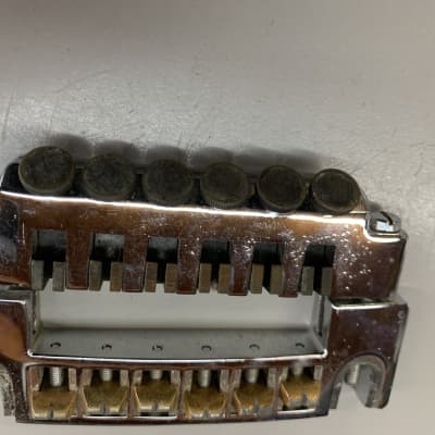 Schaller 456 Fine Tune Stop Tail Bridge - Chrome | Reverb
