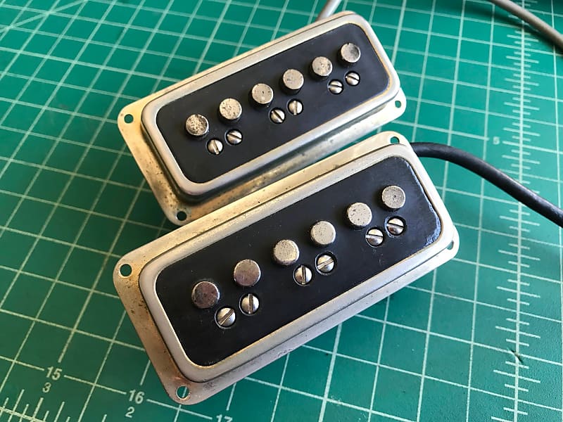 DeArmond Dynasonic Pickups - Pair - 1960's - Gold - Gretsch | Reverb