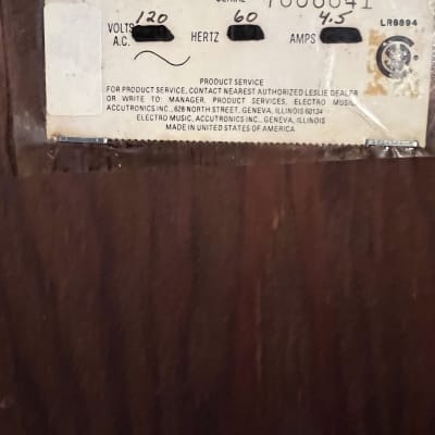 Leslie Model 740 Rotating Speaker Cab 1970s - Natural | Reverb