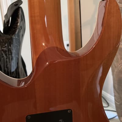 ESP LTD MH1007 FR QMBF 2019 - Black Fade | Reverb