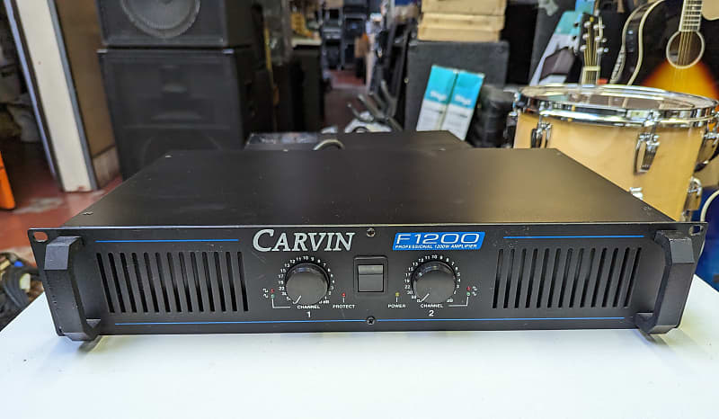 Super Clean! 1996 Carvin F1200 Stereo 1,200 Watt Power | Reverb